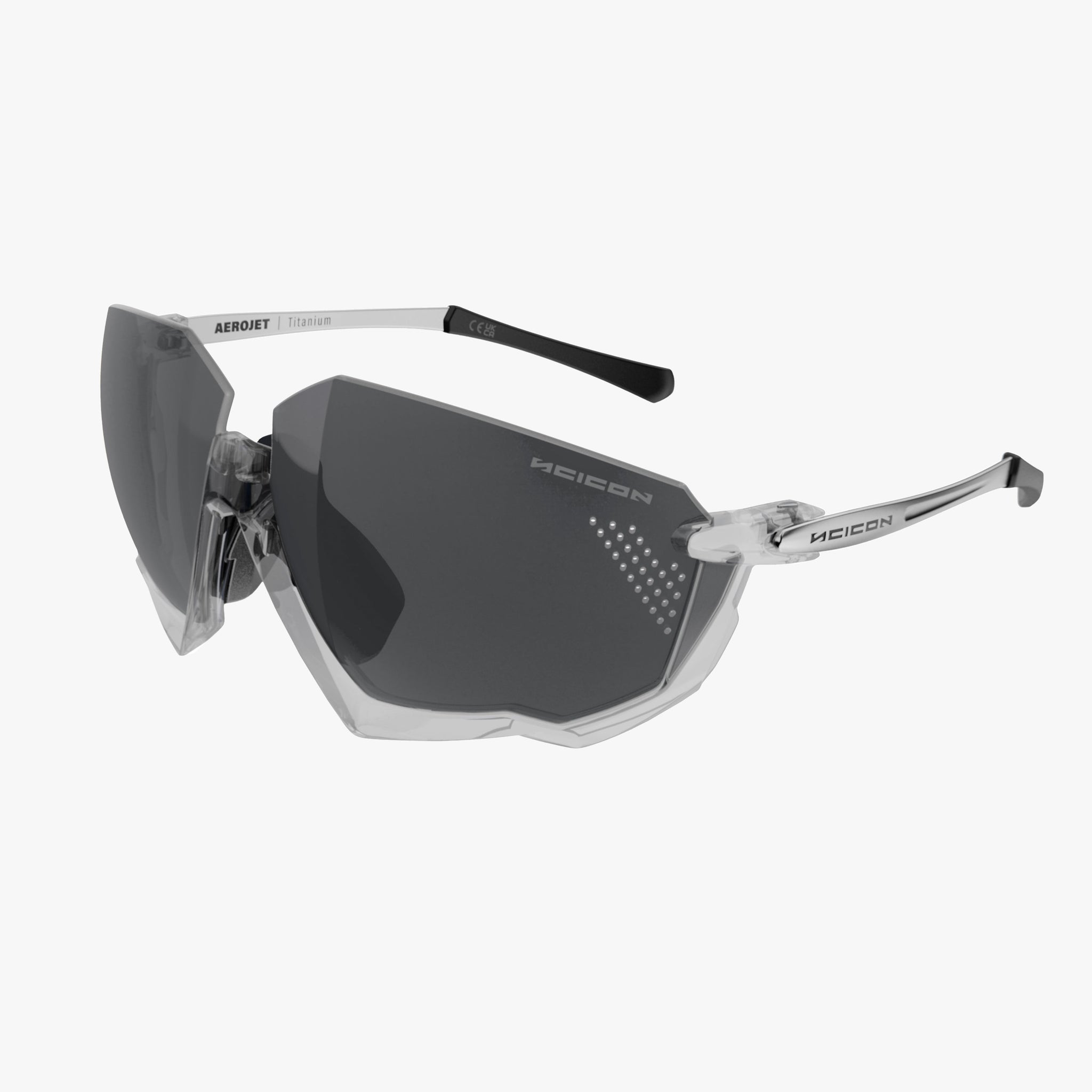 Crystal Gloss/Multimirror Silver Aerojet Sunglasses