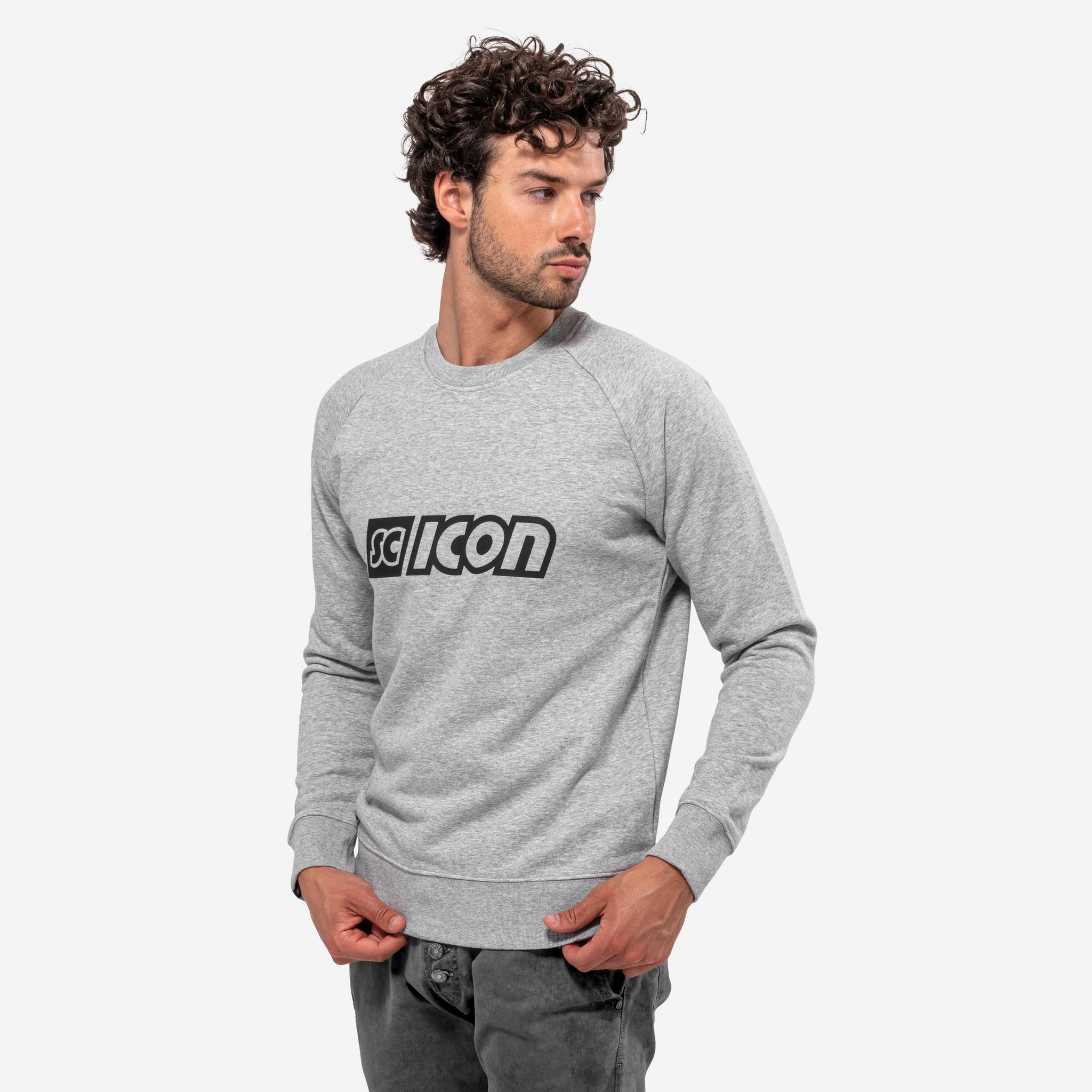 Grey Scicon Logo Sweater | Scicon Sports
